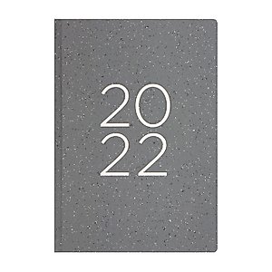 Letts Mineral A5 Week to View 2022 Diary - Slate