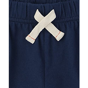 The Children's Place baby boys The Children's Place and Toddler Short Sleeve Fashion Top Cargo Shorts Set Shirt, Binocular, 3T US