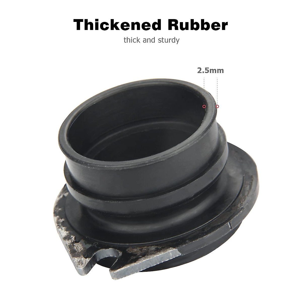 Garbage Disposal Parts for Insinkerator, 75499 Flex Coupler Replacement Parts Compatible with Insinkerator Anti-Vibration Tailpipe Replaces Part Number 74085