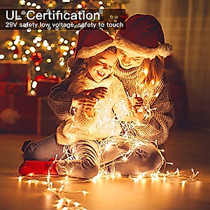 Ollny Icicle Lights Outdoor Warm White, 720LED 60FT Christmas Lights with Remote 8 Modes IP44 Waterproof, Dimmable Connectable Timer Hanging Lights for House Outside Yard Indoor Decorations