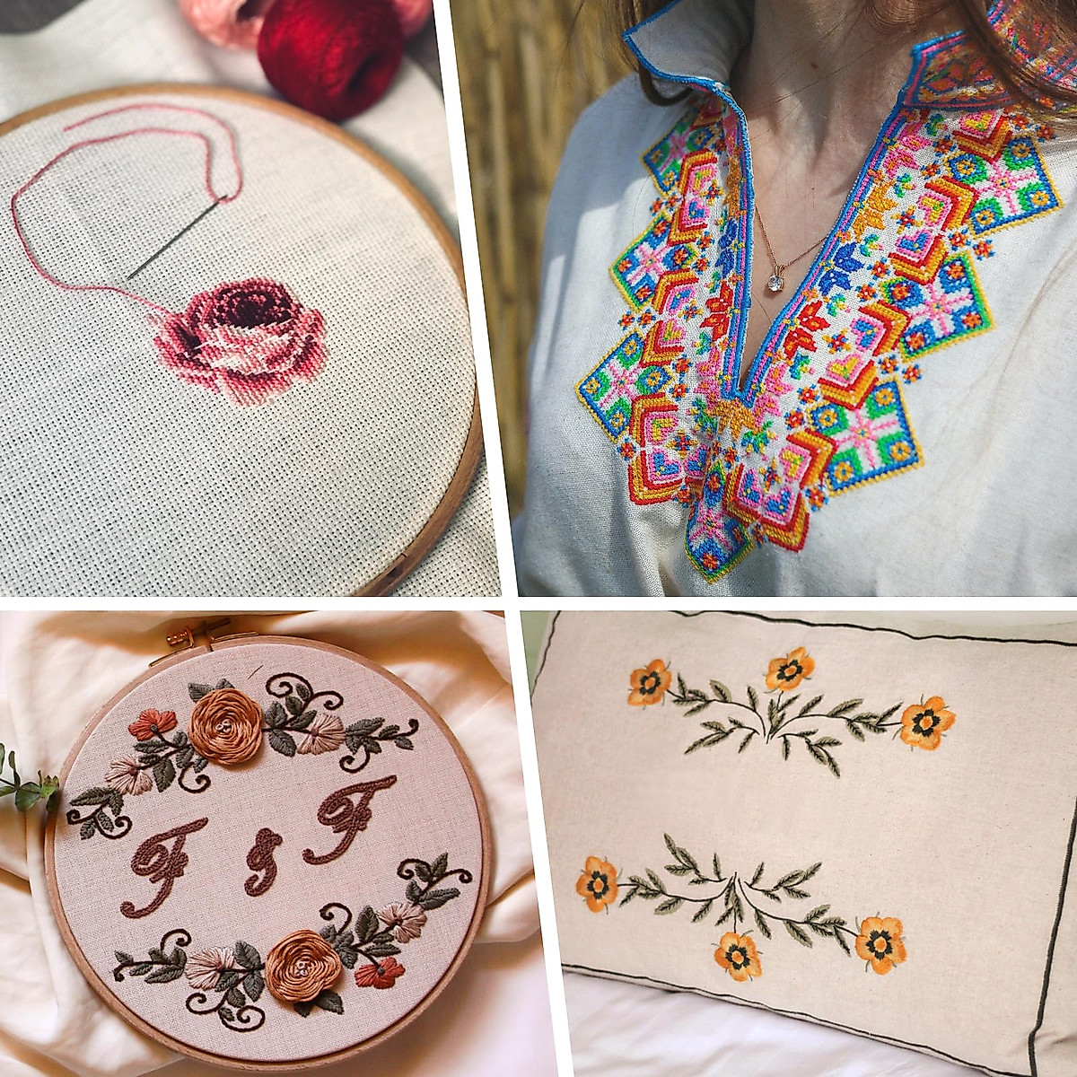 Renashed Sewing Kit with 100 Basic Sewing Accessories, 64 Spools of Thread Mini Sewing kit for Beginners,Traveller, Emergency, Whole Family to Mend and Repair