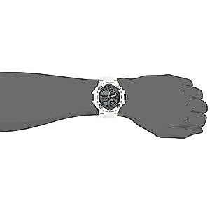 Armitron Sport Men's 20/5062WHT Analog-Digital Chronograph White Resin Strap Watch