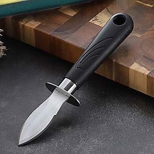 DOITOOL Fish Scaler Brush Oyster Shucker Set Oyster Shucking Seafood Skin Cleaning Brush Scraper Kitchen Shucking Tools