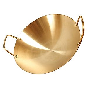 UPKOCH Stainless Steel Cookware Stainless Steel Sukiyaki Hot Pot: Japanese Style Single Serving Shabu Shabu Hot Pot Sukiyaki Nabe Pot Kitchen Cooking Tool Camping Accessories