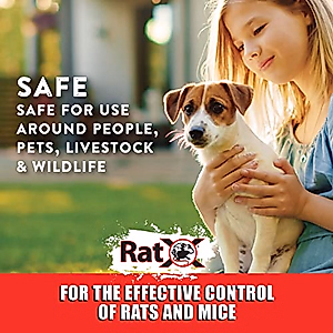 EcoClear Products 620102, RatX All-Natural Poison Free Humane Rat and Mouse Rodenticide Pellets, 3 lb. Bag