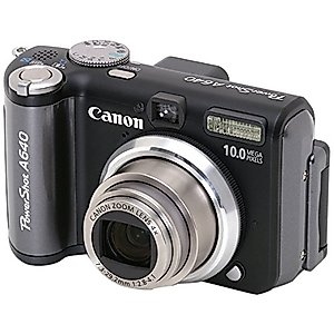 Canon PowerShot A640 10MP Digital Camera with 4x Optical Zoom