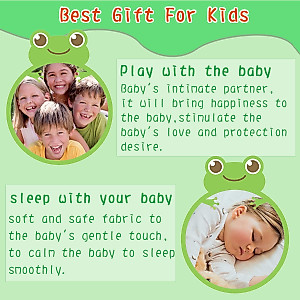 Putrer Frog Plush Toys,11.8" Frog Stuffed Animals,Gift for Children Birthday,New Year (Frog-C)