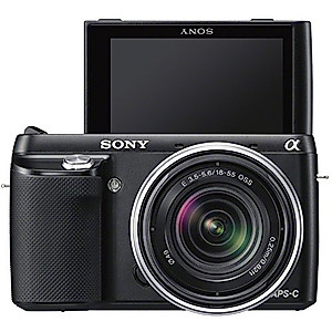Sony NEX-F3K/B 16.1 MP Mirrorless Digital Camera with 18-55mm Lens (Black)