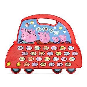 VTech Peppa Pig Learn and Go Alphabet Car, Red