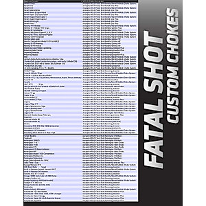 MOJO Outdoors Fatal Shot Custom Waterfowl 12 Gauge Choke Tube, Hunting Accesories, Remington Pro Bore, Mid Range,Gold,FS106M