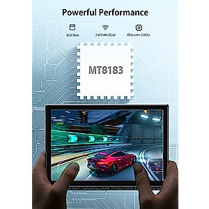 Dragon Touch 10 inch Android Tablet - 8GB RAM, 128GB, 1TB Expandable Storage, 10.1" HD Display, Android 12 Tablets, Octa Core Processor, 13MP Camera, 2.4Ghz & 5G WiFi, GPS, Compatible Docking Keyboard