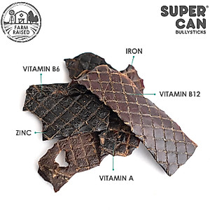 SUPER CAN BULLYSTICKS Liver Sticks Treats for Dogs (6oz) - 100% Natural Dog Chews - Training Treats - Supports Immune System with Natural Vitamins A, B6, B12, Iron, Copper & Zinc