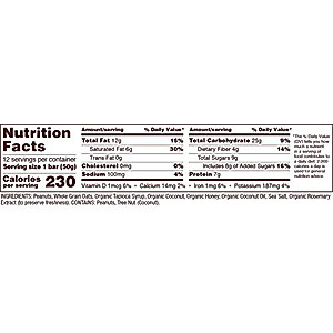 Bob's Red Mill Peanut Butter Coconut & Oats Bob's Bar, 1.76 Ounce (Pack of 12)