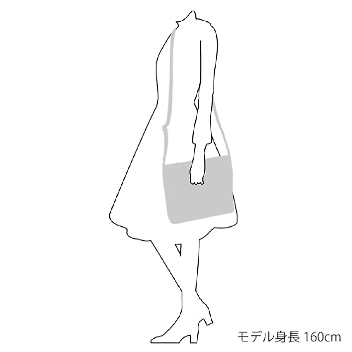 Kitamura R-0702 Crossbody Shoulder Bag, Chocolate/Pink [Brown] 62721, One Size