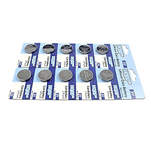 HQRP 10-Pack CR2032 3-Volt Lithium Cell Battery CR2O32 CR2032L