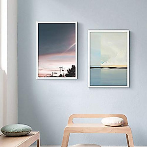 16x20 Frame White 3 Pack, 16x20 Picture Frames for Wall Made of Solid Wood With Plexiglass