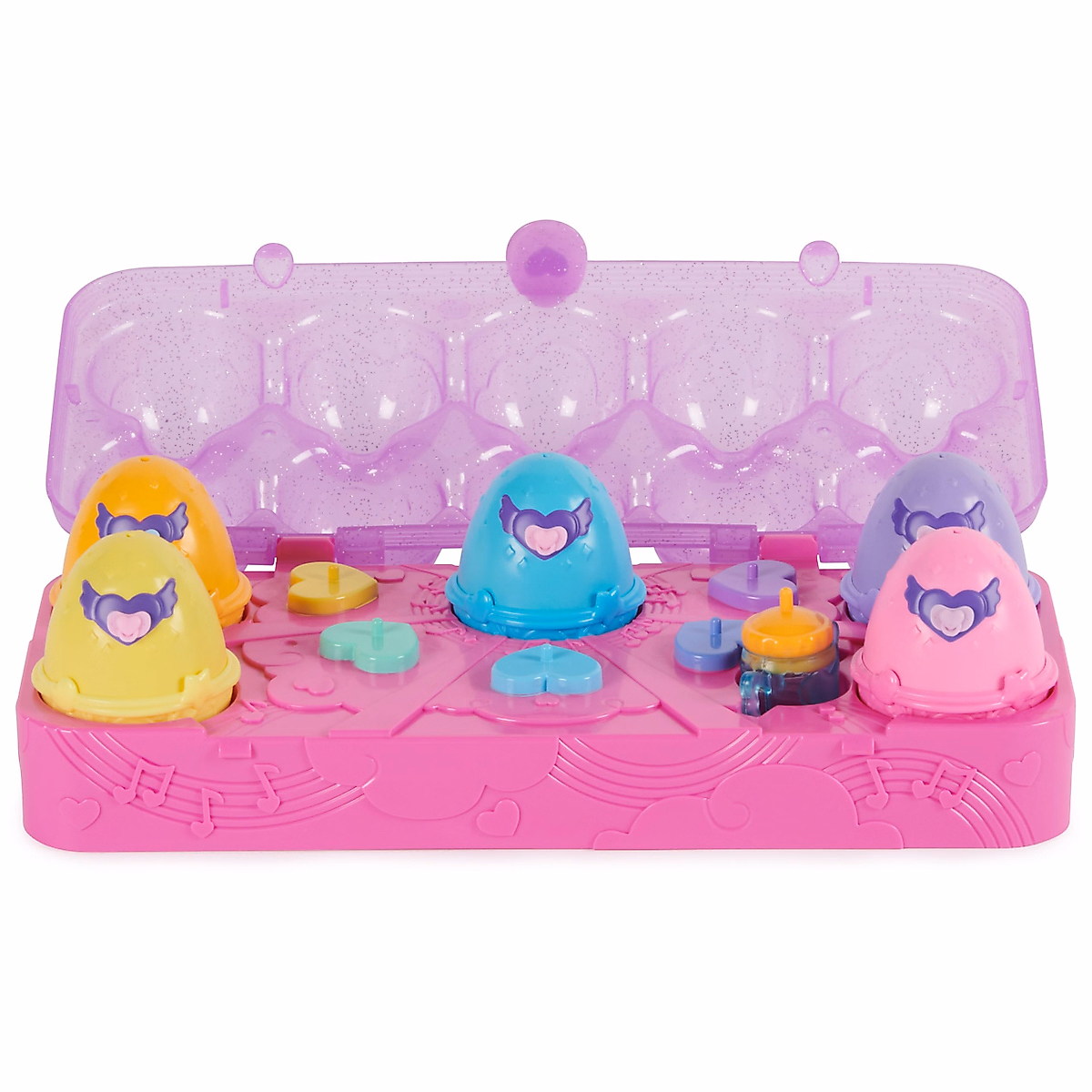 Hatchimals Alive, Egg Carton Toy with 5 Mini Figures in Self-Hatching Eggs, 11 Accessories, Kids Toys for Girls and Boys Ages 3 and up