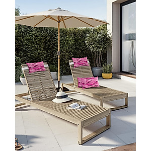 LUSWEET Beach Pillowcases Camouflage Netting Camo Pink Pool Pillowcases 2 Pillow Cases with Adjustable Elastic Tape Band Waterproof Pillowcases Camping Pillow Shams for Outdoor