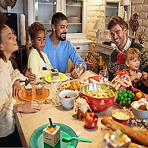 Karenhi 144 Pieces Rainbow Party Supplies Includes 7 Inch 9 Inch Paper Dinner Plates Colorful Cocktail Napkin Plastic Spoons Forks Knives Serve for 24 Guests Birthday Baby Shower Party Supplies