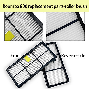 Replacement Parts for iRobot Roomba 800 900 Series 805 860 870 871 880 890 960 980 985 Vacuum Cleaner Accessories,10 HEPA filters, 10 side brushes, 3 roller brushes