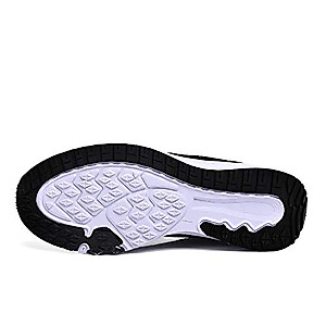 UareMgic Women's Breathable Flying Weave Fashion Walking Sneakers Lightweight Running Athletic Tennis Shoes Shock-Relief (US 9 /EU 40, Rose Red)