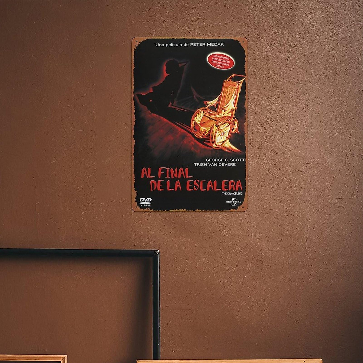 The Changeling Professional Tin Poster- Ideal Wall Decor for Bars, Cafes, Offices, Restaurants, Homes, Gardens, Shops, Clubs - 12 X 8 Inches