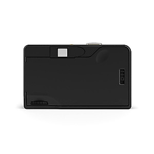 RETO Ultra Wide and Slim 35mm Reusable Daylight Film Camera - 22mm Wide Lens, Focus Free, Light Weight, Easy to Use (Muddy Yellow)