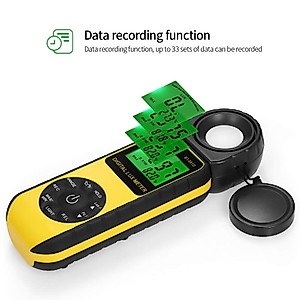 BTMETER BT-881E Digital Illuminance/Light Meter, Measure Lights 0.01~300,000 Lux (0.01~30,000 FC) Foot Candles, Par Meter Luxmeter for Plants Aquarium Light Tester