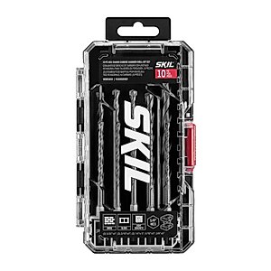 SKIL 10 Pc Hex Shank Carbide Hammer Drill Bit Set-MDB5000