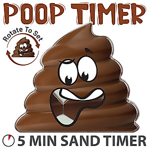 Funwares The Ultimate Gag Gift Bundle - Porta Potty Shot Glass and Poop Timer