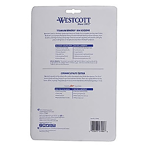 Westcott 8" Titanium Bonded Scissor Ceramic Cutter 4pk (17994)