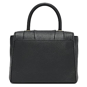 Calvin Klein Fern Top Handle Crossbody, Black/Gold