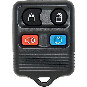 BestKeys Replacement For 1998 - 2009 Ford TAURUS 4 Button Remote Keyless Entry Key Fob w/FREE DIY Programming Guide