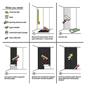 39.4 Ft x 17.7'' Crocodile Wallpaper Lavish Black Matte Crocodile Textured Wallpaper Self Removable for Home Decoration Renovation [ Paste The Wall Product ]