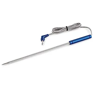 Official ThermoPro Stainless Steel Probe Replacement Stainless Meat Probe for TP25, TP27 (Blue)
