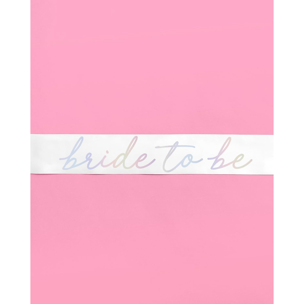 xo, Fetti Bachelorette Party Decorations Bride to Be Iridescent Sash | Classic Bridal Shower Gift, Bridesmaid Favors, Engagement Accessory