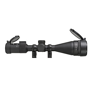 Monstrum Guardian 4-12x50 AO Rifle Scope with Parallax Adjustment | Black | Monstrum Rifle Scope Level Bubble | 1 inch Diameter | Bundle