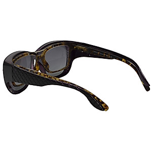 PZ - Polarized Women Sunglasses Wear to Cover Over Prescription Glasses UV Protection (Black Purple + Polarized Grey)