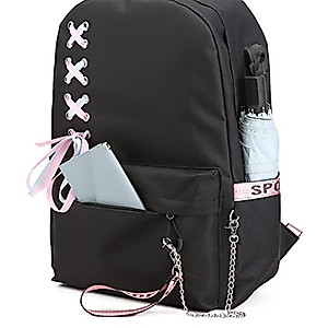 ISaikoy Anime Oshi No Ko Backpack Shoulder Bag Bookbag School Bag Daypack Satchel Laptop Bag 4