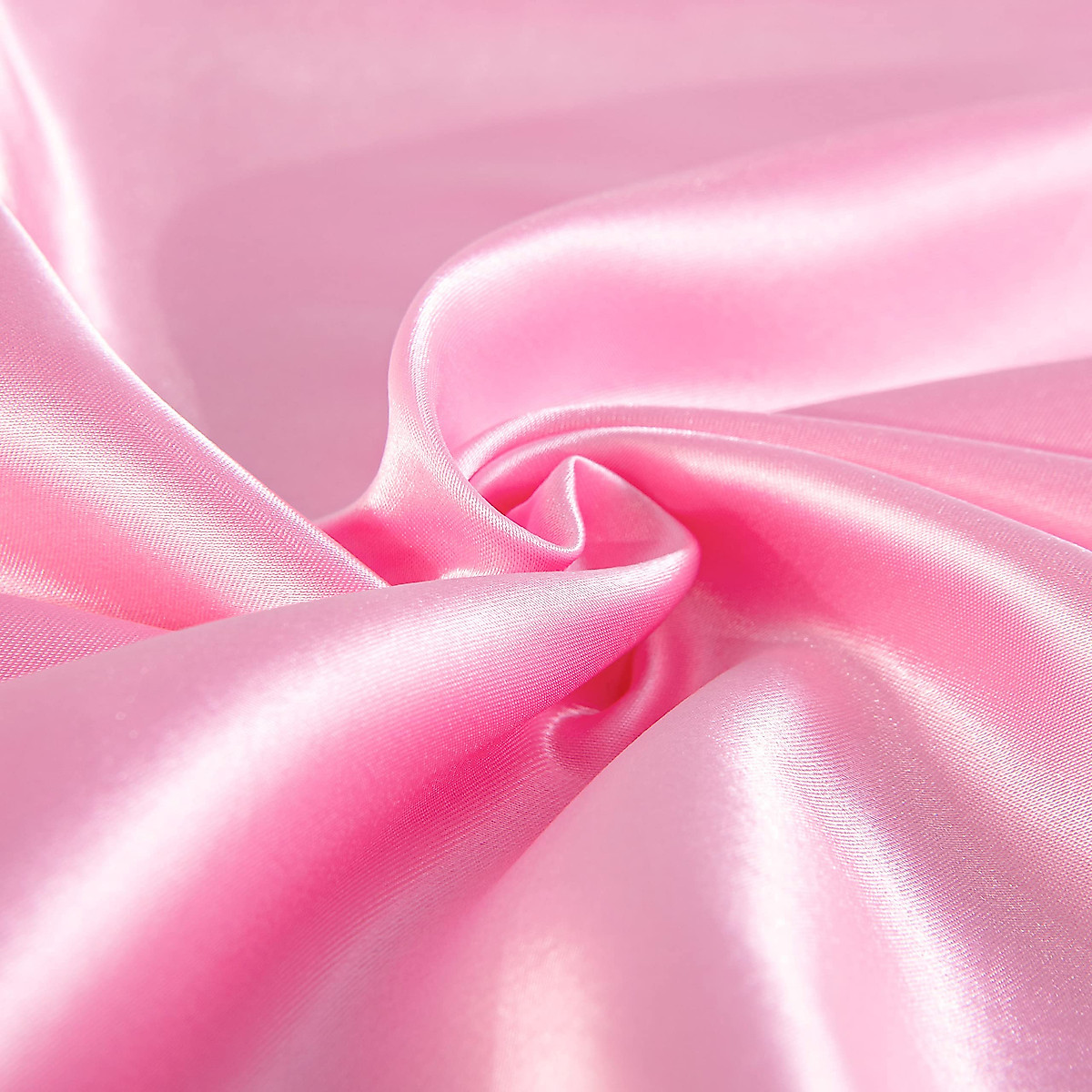 FLXXIE 2 Pack Satin Toddler Pillowcases for Skin and Hair, 14x20 Inches, Silky Soft Envelope Closure Kids Travel Pillow Cases Covers for Boys and Girls, 14x20 Inches, Pink