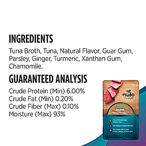 Nulo Freestyle Cat & Kitten Wet Cat Food Broth, Premium All Natural Grain-Free Cat Food Topper with No Added Minerals or Preservatives and High Animal-Based Protein