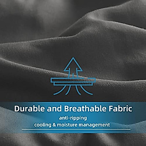 COONP All Season Queen Comforter Cooling Down Alternative Quilted Duvet Insert with Corner Tabs,Winter Warm Hotel Comforter,Machine Washable-88 x 88 Inches,Grey