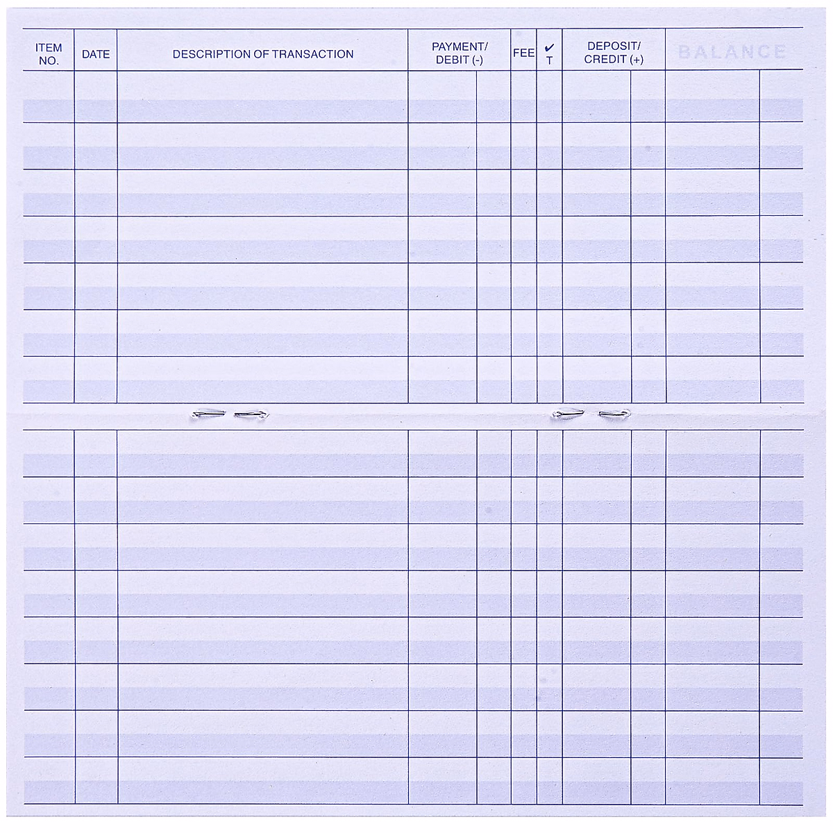 12PCS Check Registers for Personal Checkbook, Easy to Read Checkbook Register