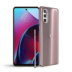 Moto G Stylus | 2022 | 2-Day battery | Unlocked| Made for US by Motorola | 6/128GB | 50MP Camera | Metallic Rose