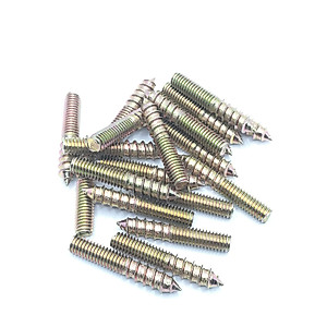 Hanger Bolt M6x35 Double Headed Bolt Self-Tapping Screw for Furniture 20Pcs