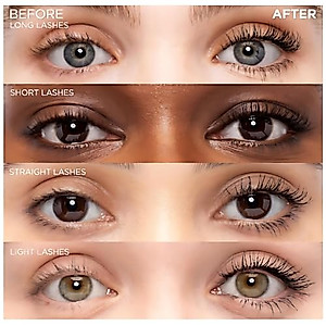 ForChics Better Than Falsies Mascara | Eyelash Growth Mascara that Heals | Volume & Length | Moisturizing Black Mascara for Sensitive Eyes
