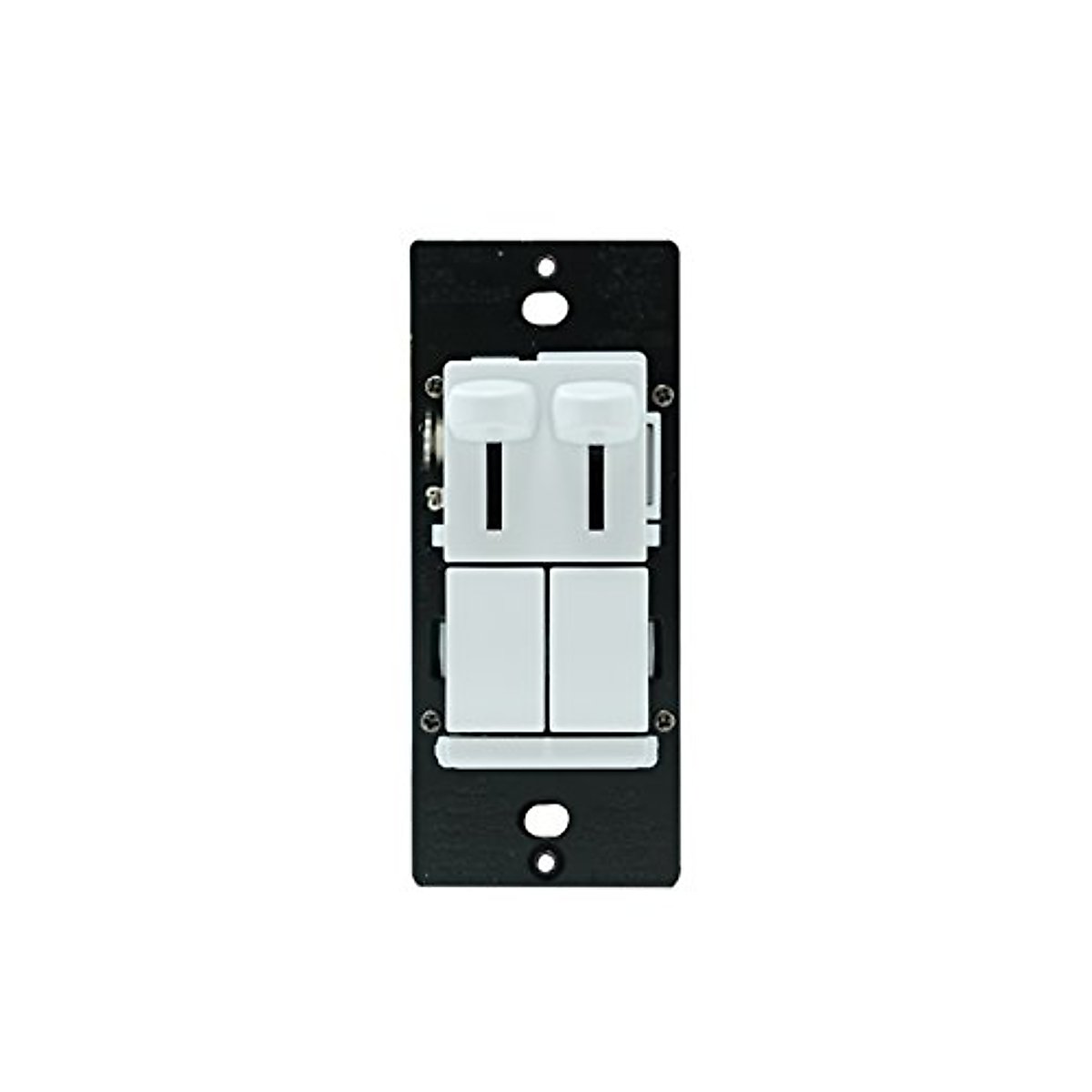 Legrand - Pass & Seymour Dimmer Light Switch with Fan Speed Control Switch, White Single Pole Dimmer Switch, LSCLDC163PWCCV4, 1 Count