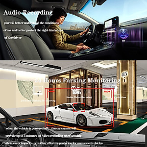 Dash cam Front and Rear, Manymiba car Camera 1080P with 32G SD Card, Dash Camera with 2.0 inch IPS Screen 170° Wide Angle, Night Vision, WDR, G-Sensor, Parking Mode, Audio Recording,dashcam