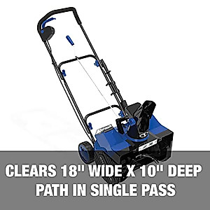 Snow Joe 24V-X2-SB18-TV1 24-Volt IONMAX Snow Blower Bundle (w/ 2 x 4.0-Ah Batteries, Dual Port Charger, Cover, Ice Dozer)