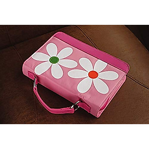 Daisy Microfiber Pink Book & Bible Cover